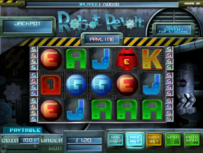 Slot Machine - Robot Revolt by Richard Katynski at Coroflot.com