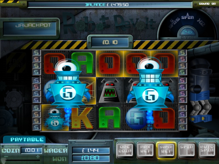 Slot Machine - Robot Revolt by Richard Katynski at Coroflot.com