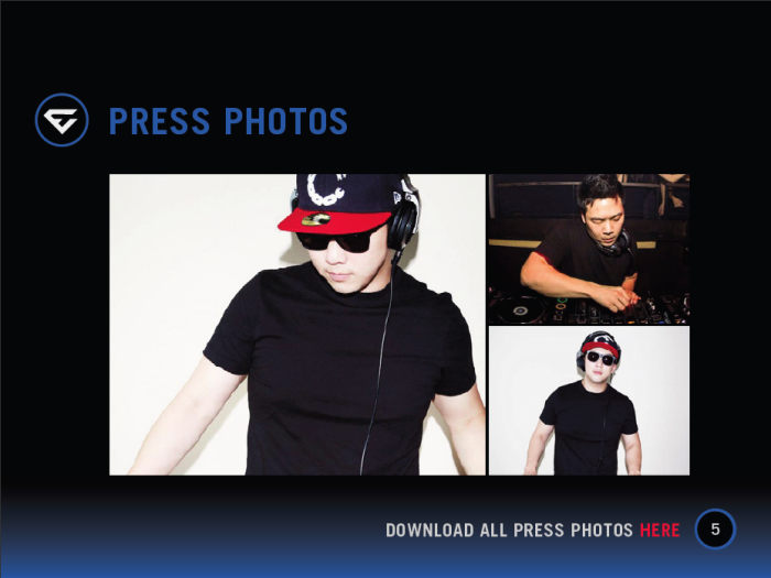 DJ Epitone Electronic Press Kit by Hannah Chung at Coroflot.com