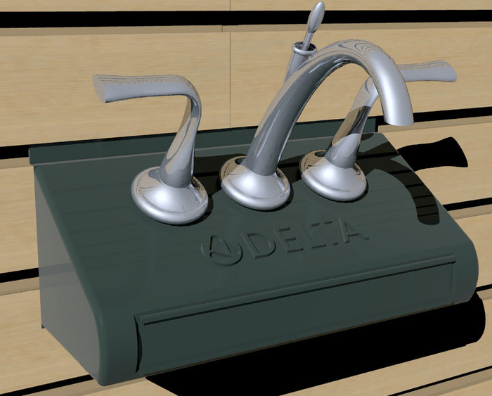 Delta Faucet Slat Wall Pod Concepts by James Moses at Coroflot.com