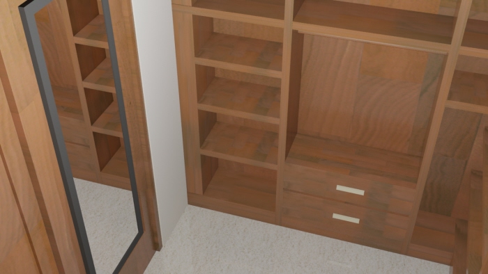 Model of House interior by Eric Pratt at Coroflot.com