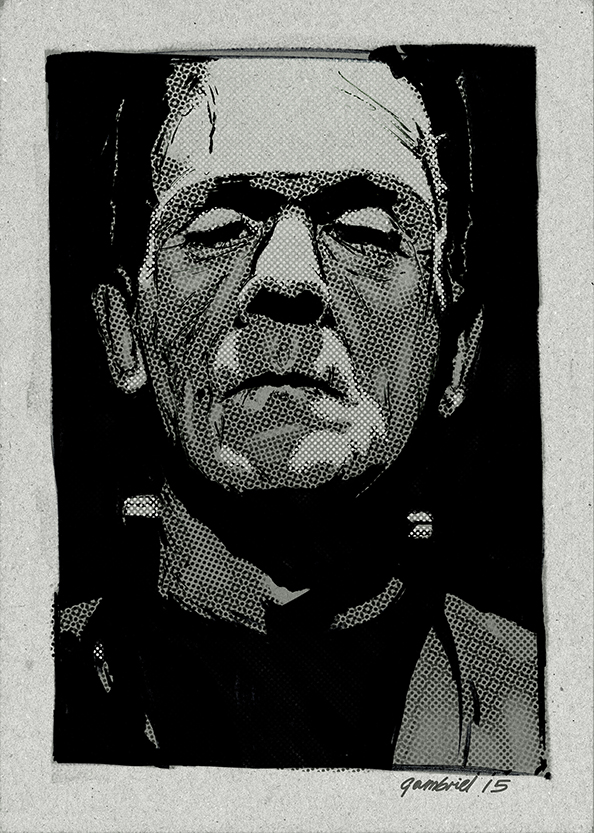 Classic Horror Portraits by Michael Gambriel at Coroflot.com