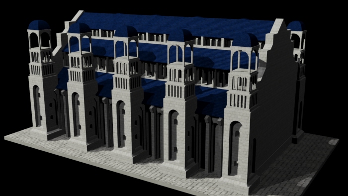 Lord of the Rings Citadel 3D Model by Nathan Quintana at Coroflot.com