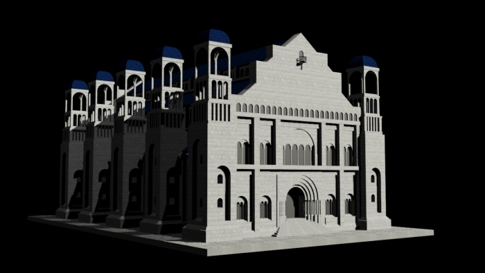 Lord of the Rings Citadel 3D Model by Nathan Quintana at Coroflot.com