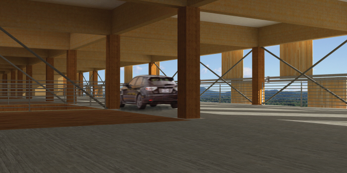 Mass Timber Parking Structure 3.2 by Seth Sorenson at Coroflot.com