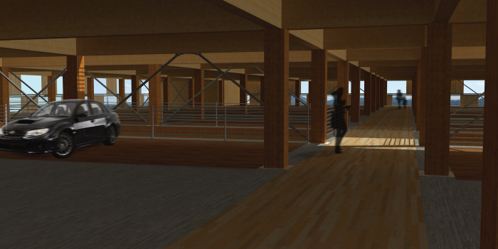 Mass Timber Parking Structure 3.2 by Seth Sorenson at Coroflot.com