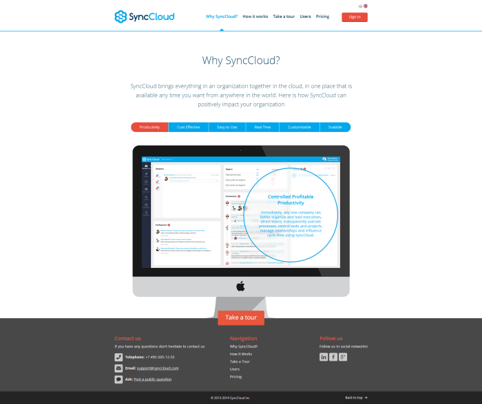 An upload by Robert Gasparyan on Coroflot: to the project SyncCloud