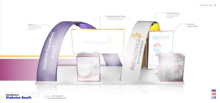 AstraZeneca Diabetes Booth Design by Rino Hernandez at Coroflot.com