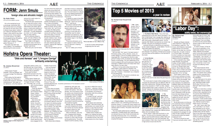 An upload by Katie Webb on Coroflot: to the project Newspaper spreads