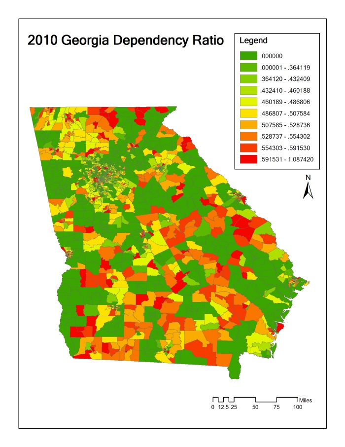 Georgia Dependency Ratio by Binyu Wang at Coroflot.com