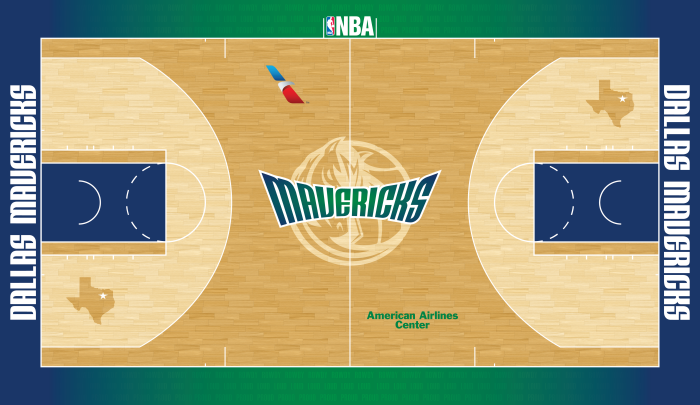"Mavs New Court" Designs by Bryan Nester at Coroflot.com