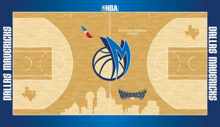 "Mavs New Court" Designs by Bryan Nester at Coroflot.com