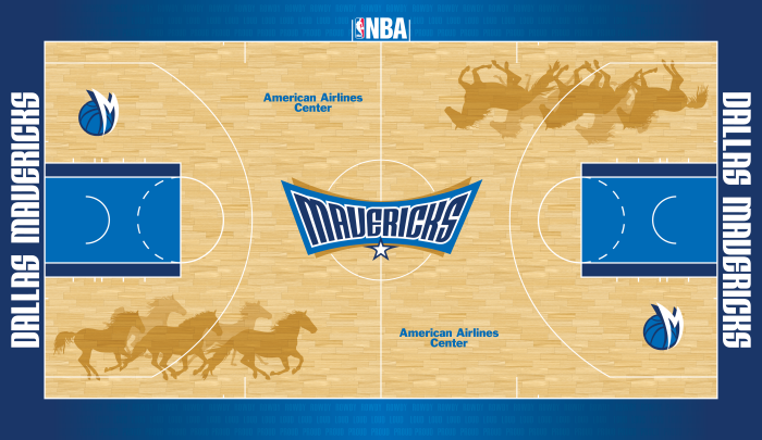 "Mavs New Court" Designs by Bryan Nester at Coroflot.com