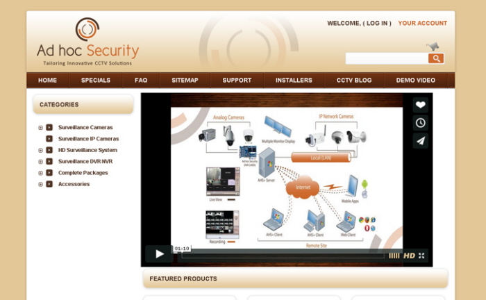 Ad Hoc Security - Website Company Portfolio by FATbit Technologies at ...