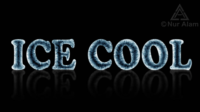ICE Text Effect and animation (Photoshop) by Nur alam at Coroflot.com