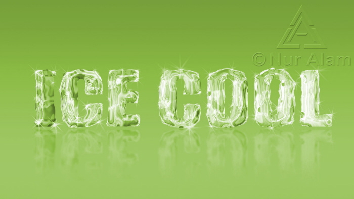 ICE Text Effect and animation (Photoshop) by Nur alam at Coroflot.com