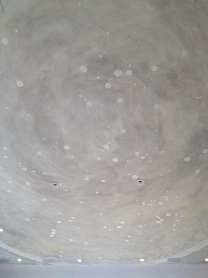 Constellation ceiling mural, Southhampton by Stef Plichta at Coroflot.com