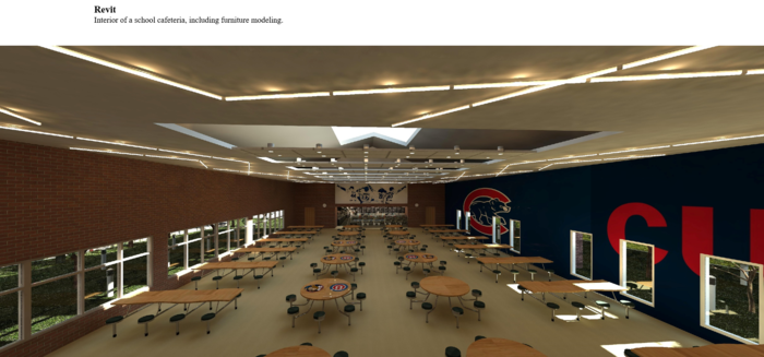 Interior for a School Cafeteria by Mirza Baig at Coroflot.com