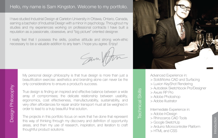 Sam Kingston - Portfolio by Sam Kingston at Coroflot.com