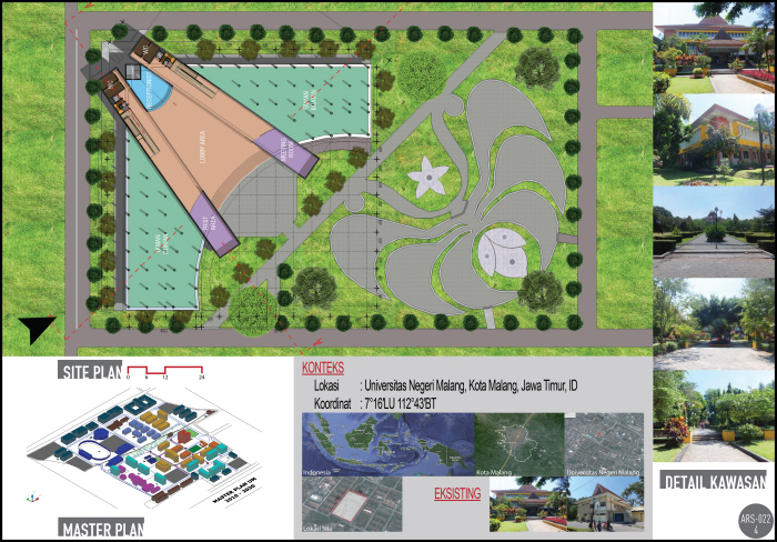 LOMBA KONSEP DAN SKEMATIK DESAIN ARSITEKTUR PERPUSTAKAAN UM by Dicky ...
