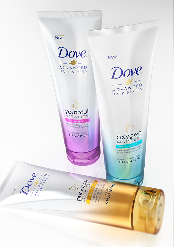 Dove premium hair care visuals by Marco Serena at Coroflot.com