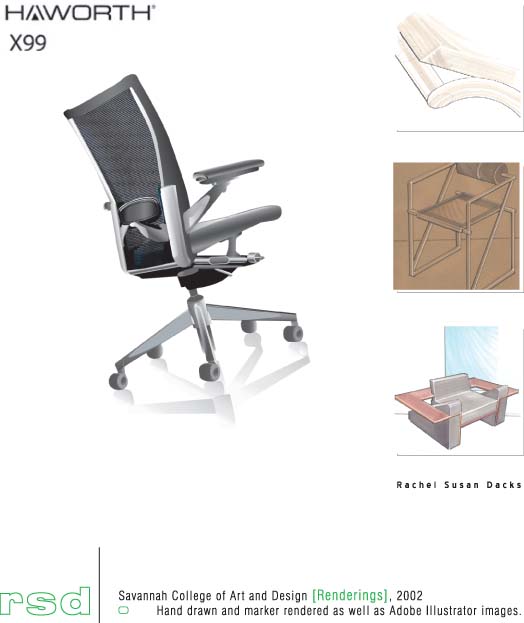 Personal Portfolio developed at SCAD - 2003 by Rachel Dacks at Coroflot.com