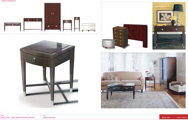 Target Furniture by Rachel Dacks at Coroflot.com