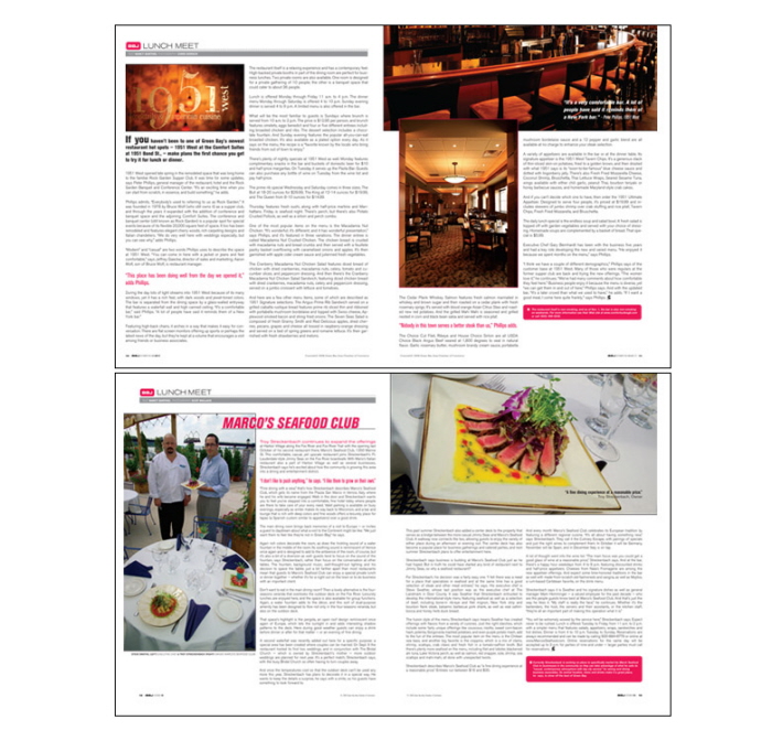 Chamber of Commerce Magazine Layouts by Ginger Trepanier at Coroflot.com