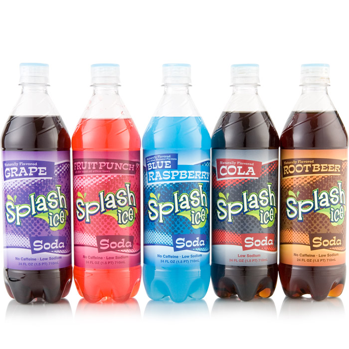 Splash Ice Logo and Label Design by Ginger Trepanier at Coroflot.com