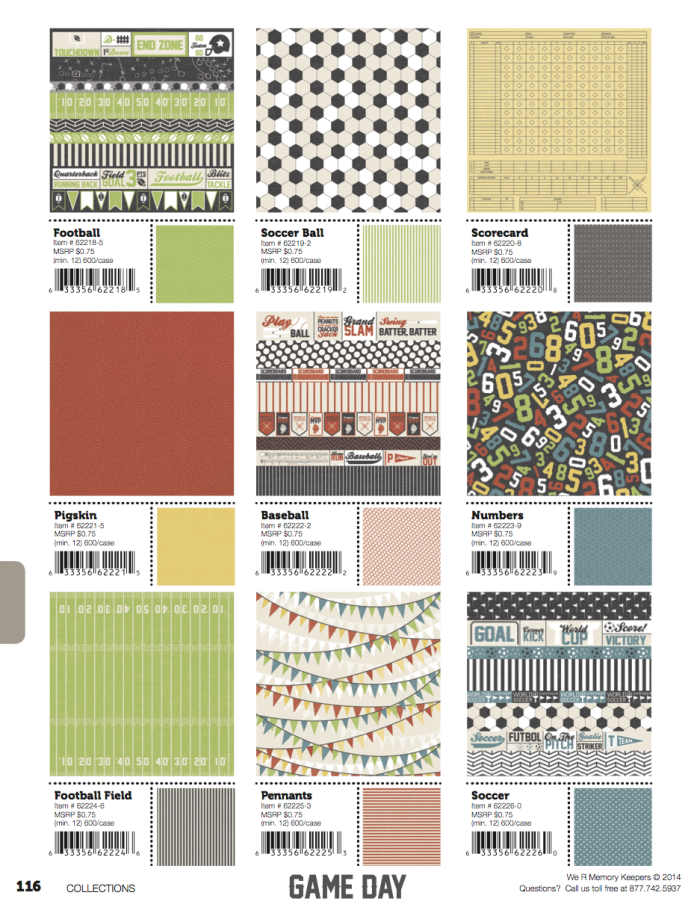 Game Day Paper Collection by Colby Lambourne at Coroflot.com