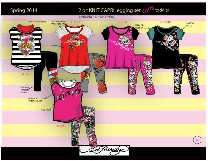 Ed Hardy girls sets by LIZETTE MORALES at Coroflot.com