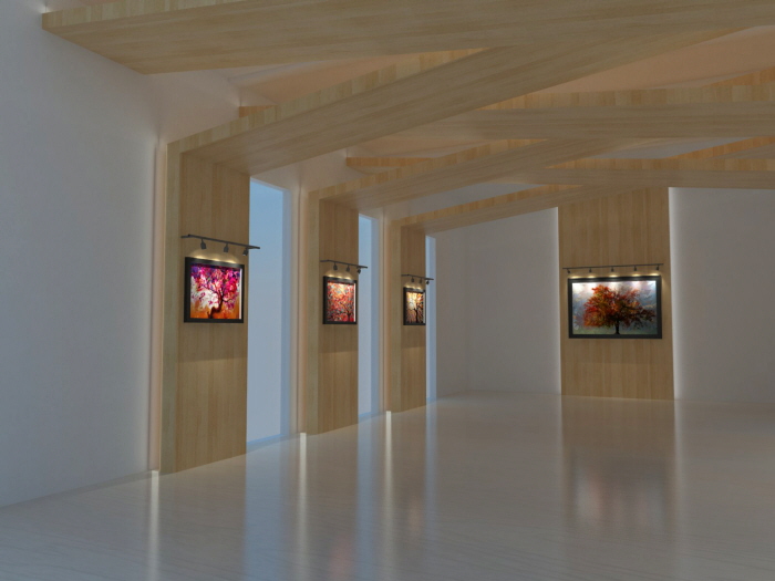 Art gallery design concept by Floramie Lynn Cata at Coroflot.com