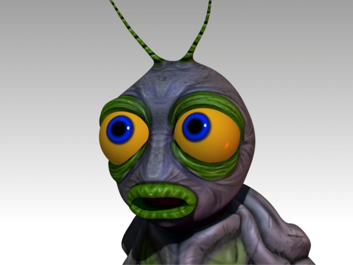 Bug character for animation by Christian Green at Coroflot.com