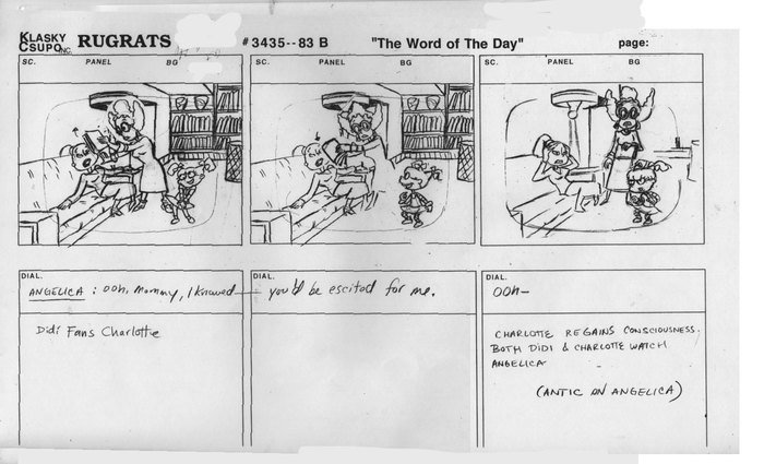 Vintage Rugrats Storyboard 2 by Sue Bielenberg at Coroflot.com