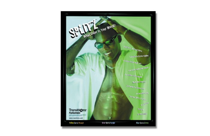 Transitions Optical Splitz launch by Jeffrey Wood at Coroflot.com