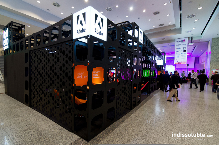 Aluminum stand for Digital Ecosystems (Webit Congress 2012, Istambul ...