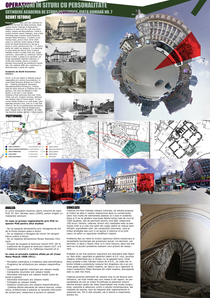 "Ion Mincu" Architecture and Urbanism University projects by Stefan ...