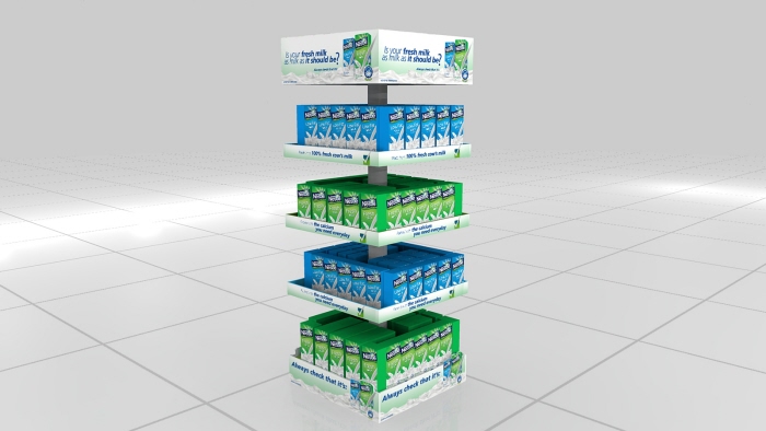 MILK DISPLAY by Leah De Vera at Coroflot.com