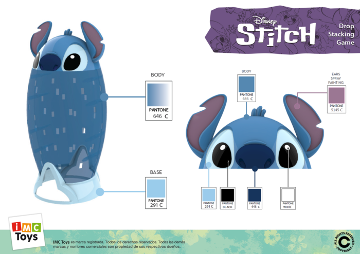 Disney Stitch Drop Stacking Game by Lucas Viso at Coroflot.com