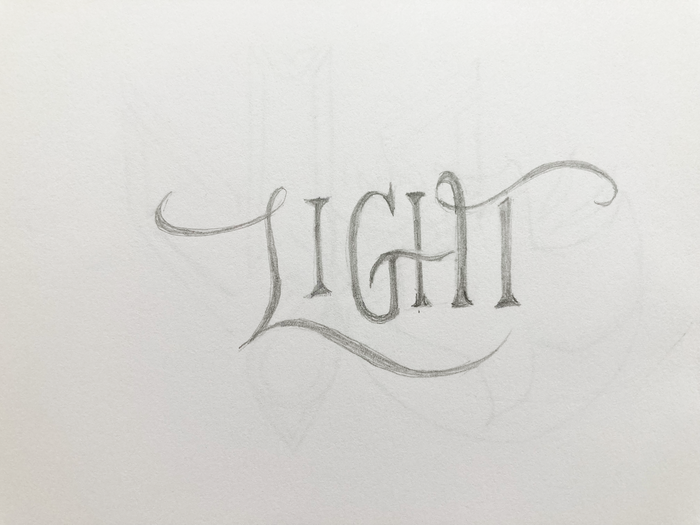 Rough Hand Lettering Sketches by Blythe Norton at Coroflot.com