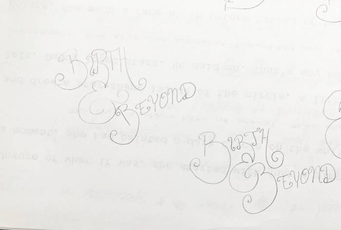 Rough Hand Lettering Sketches by Blythe Norton at Coroflot.com