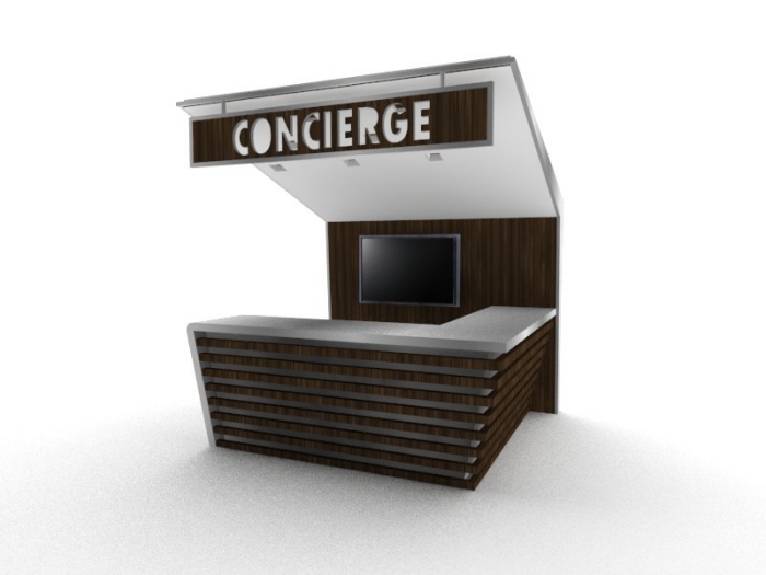 Concierge Booth Design by Neil Andrew Tee at Coroflot.com