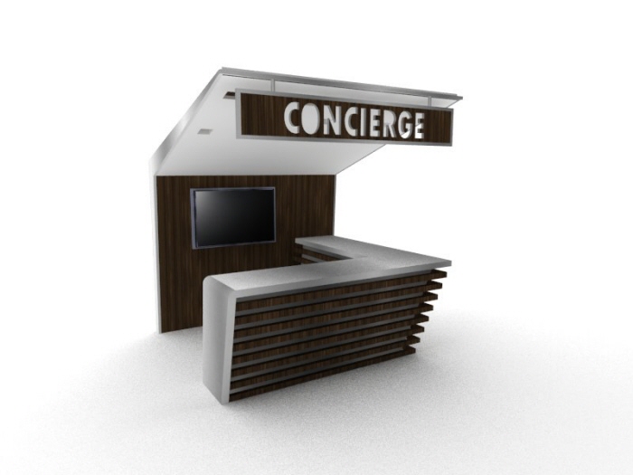 Concierge Booth Design by Neil Andrew Tee at Coroflot.com