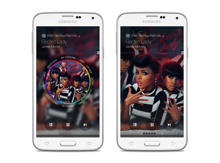 Samsung Milk Music Mobile App Dial States & Cover Art by Willy Lai at ...
