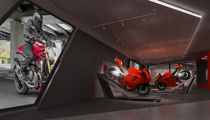 Ducati Showroom by Minh Nguyen at Coroflot.com