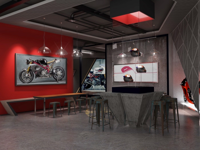 Ducati Showroom by Minh Nguyen at Coroflot.com