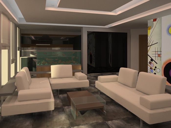 Vodka`s King apartment sketch project by ivan fedyanin at Coroflot.com