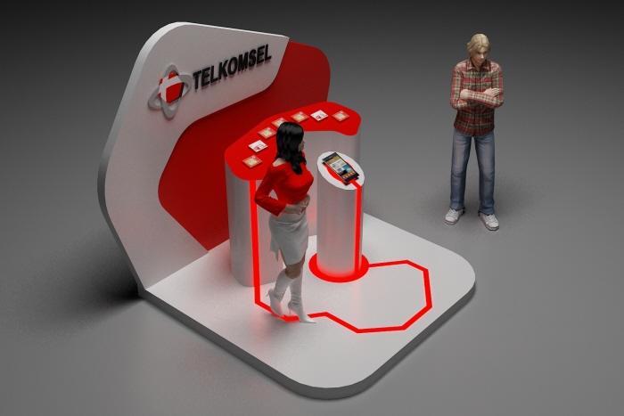 Telkomsel Booth - CIMB Niaga Golf Tournament 2013 by Danang Soeryanto ...