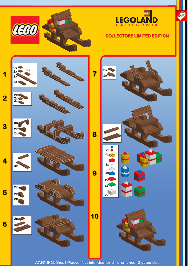 LEGO TOYS Building toys instructions Graphic Design by William Webb ...