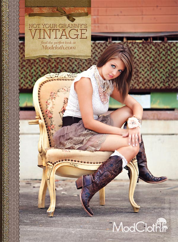 Modcloth® | magazine ad campaign concept by Shayla Goethe at Coroflot.com